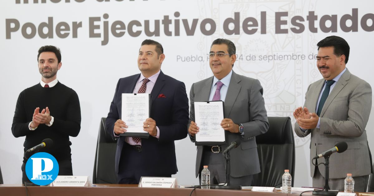 Inician Sergio Salomón y Alejandro Armenta proceso de entrega- recepción