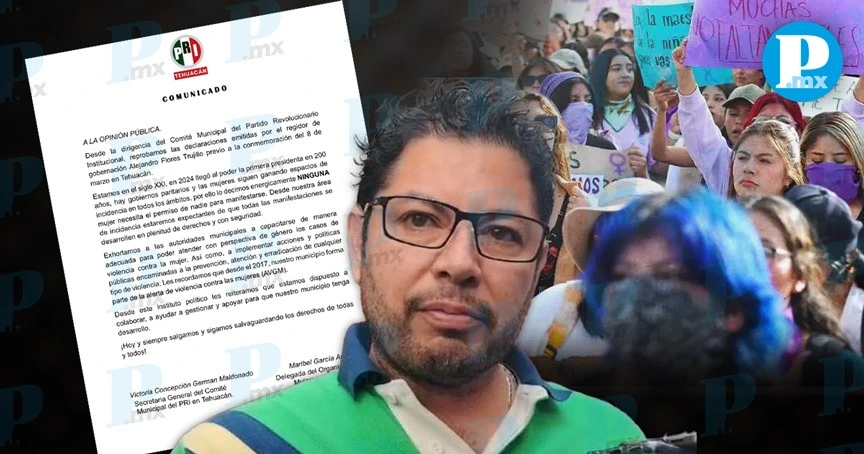 PRI condena postura de regidor de Tehuacán sobre iconoclasía en 8M
