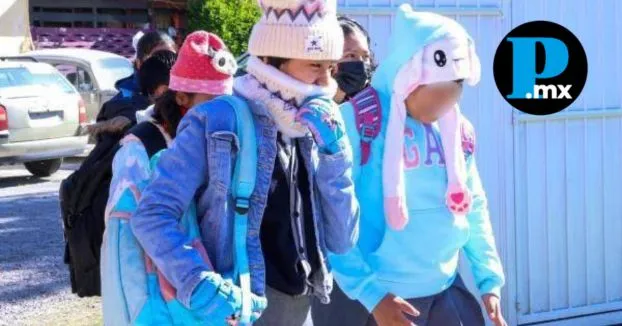 Por frente frío 30 suspenden clases en más de 5 mil escuelas de Puebla