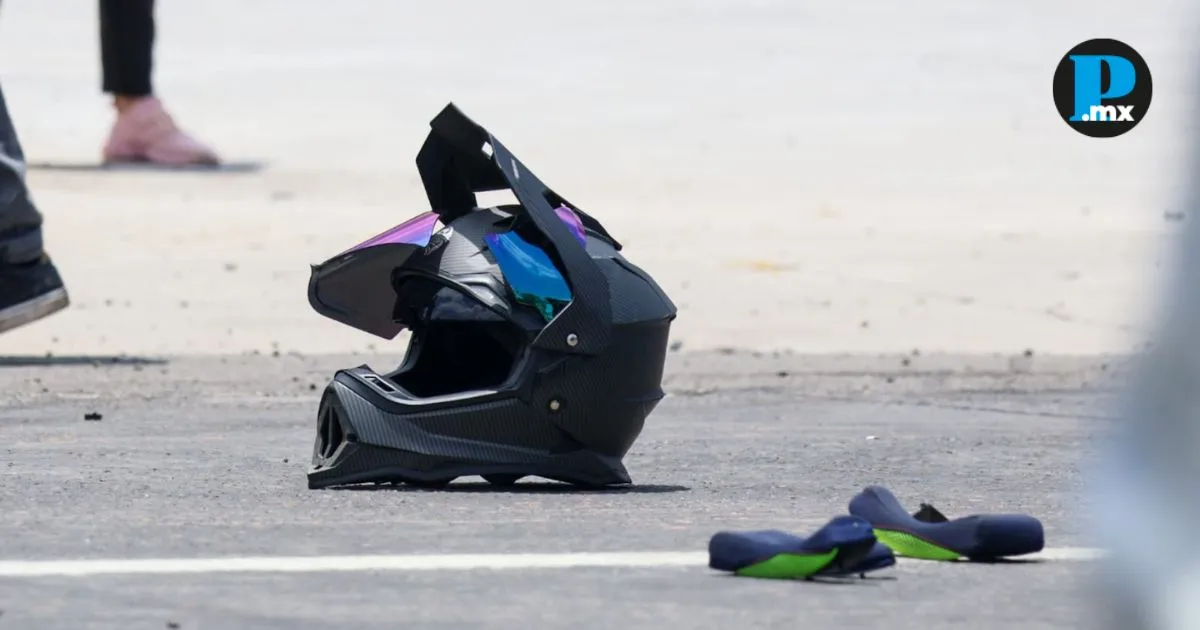 Muere motociclista tras derrapar en Vía Atlixcáyotl