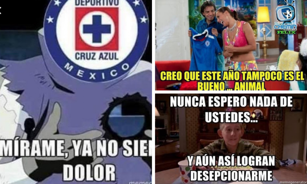 Los memes de Cruz Azul y América