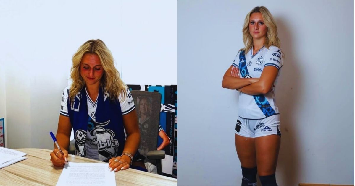 Club Puebla femenil recibe a la delantera canadiense Alycia Morín