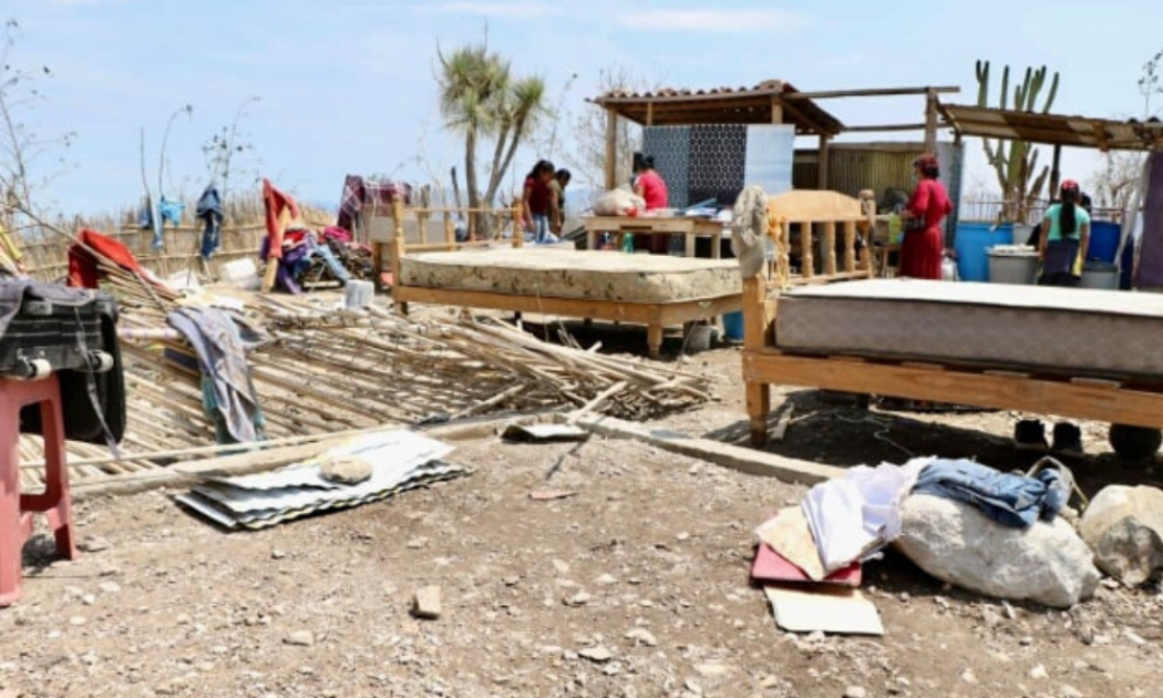 Más de 100 familias de Tetitzintla damnificadas tras granizada Más de 100 familias de Tetitzintla damnificadas tras granizada
