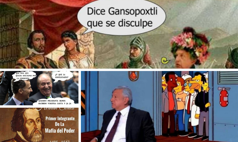 Los mejores memes de la solicitud de AMLO a España