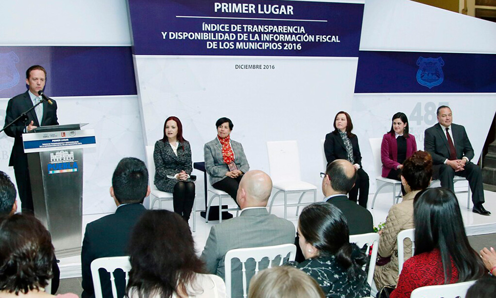 Refrenda Puebla 1er lugar nacional en Transparencia