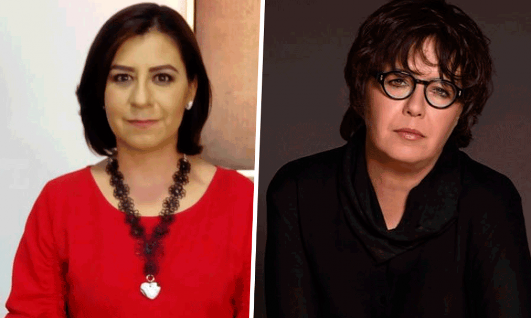 Patricia Estrada y Gabriela Warkentin, moderadoras de debate poblano