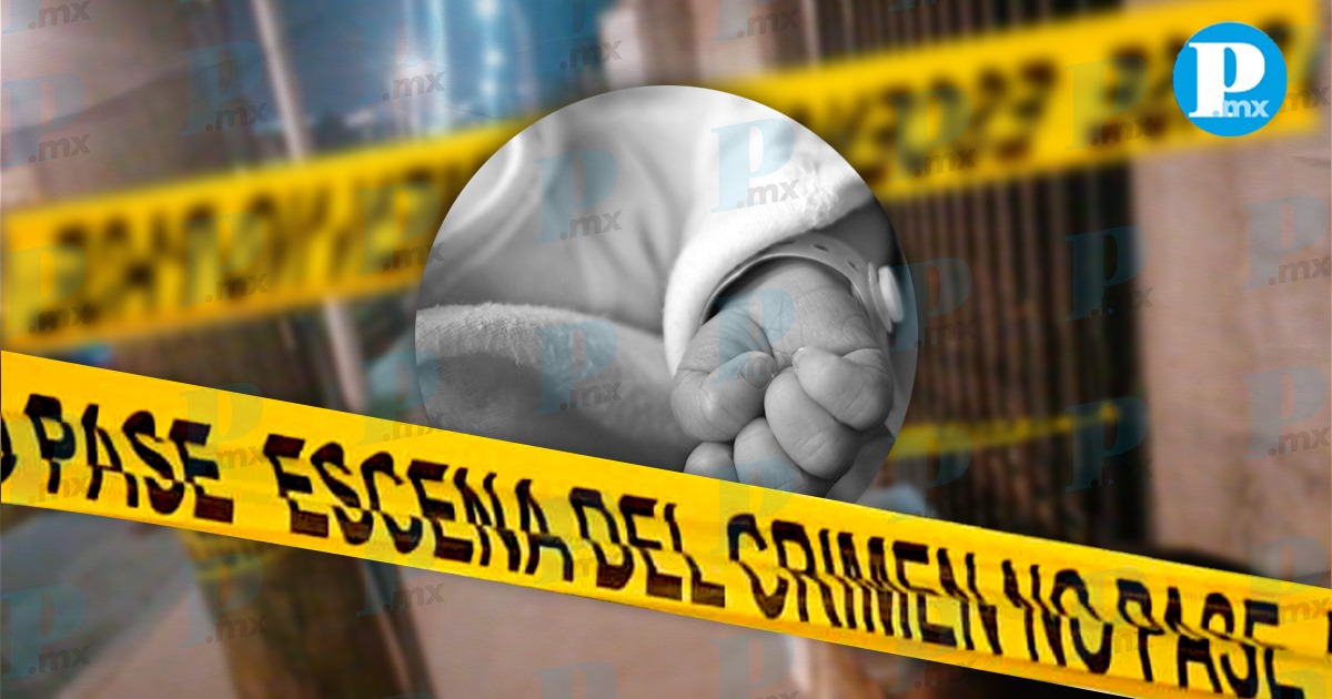 Encuentran a bebé muerto y cubierto con sábanas en una banca en Puebla