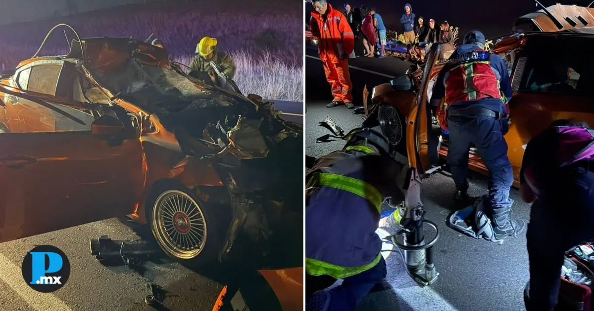 Muere conductor tras chocar con un tractocamión en la Puebla–Atlixco