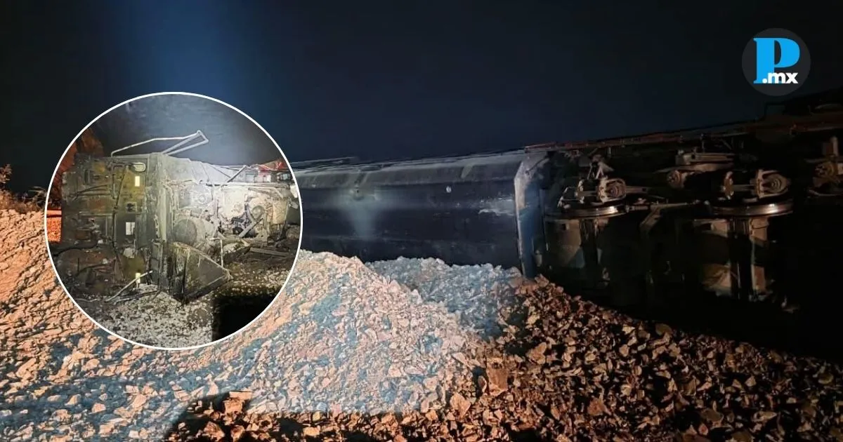 Descarrilan locomotoras de Ferrosur en Acultzingo; no se reportan heridos